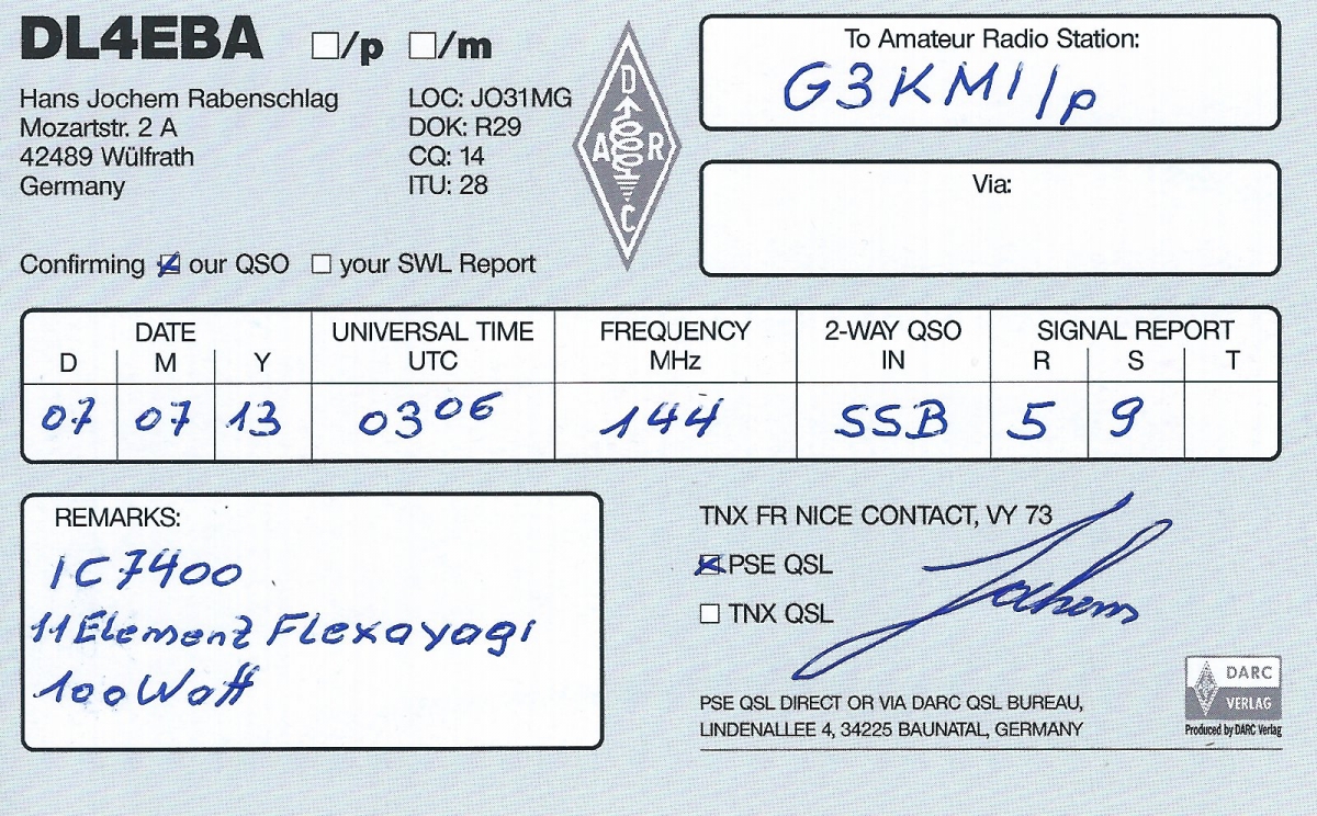Received QSL Cards | SUWS - Southampton University Wireless Society